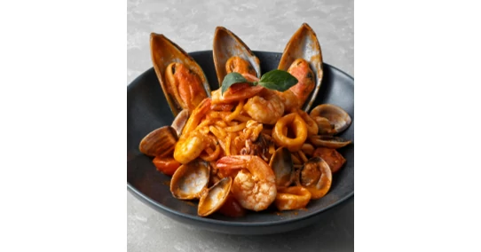 A tintahal szerepe az egyes tenger gyümölcsei variációkban